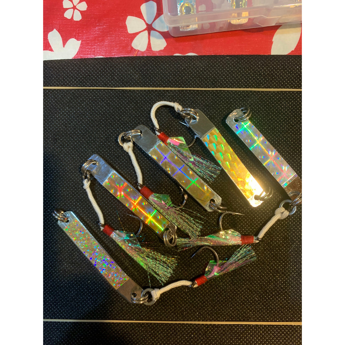 Fishing lure Multi Shimmer Spinner/Jig 80mm 48g (5 pack) – Twist and ...