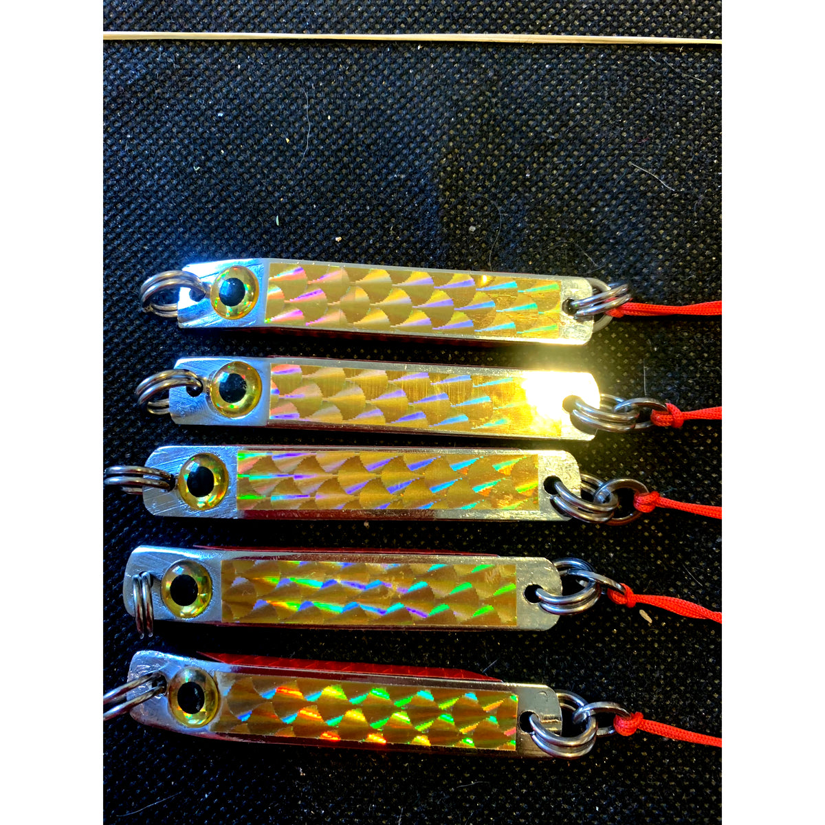 Fishing lure spinner 80mm 47g Multi Shimmer (5 pack) – Twist and Turn ...